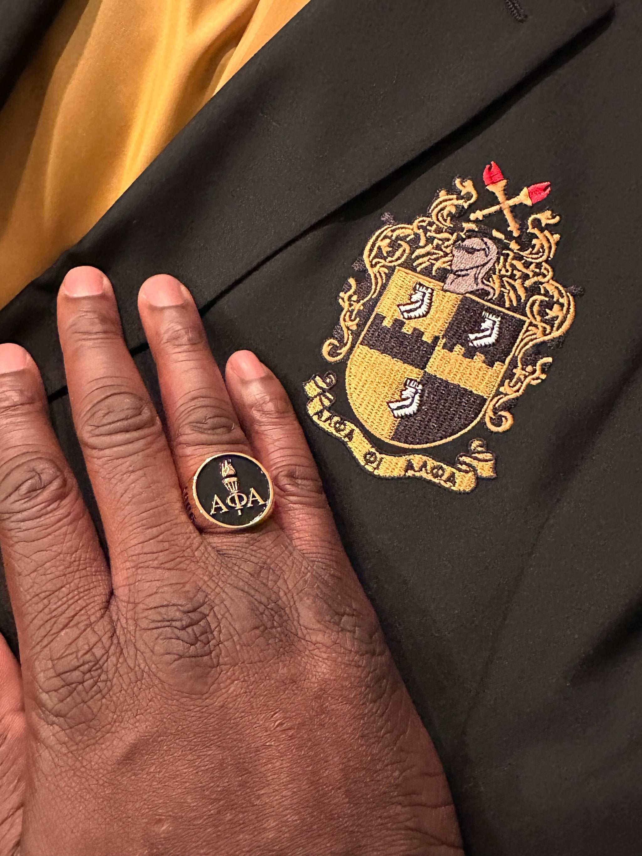 Alpha Phi Alpha Light Of The World Ring | Trendzio Jewelry